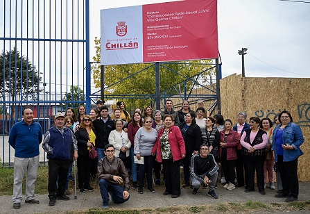 Municipio instala primera piedra para sede vecinal en Villa Quilmo ...
